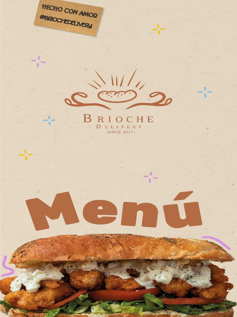 Menú Brioche | PDF | ensalada | pesto