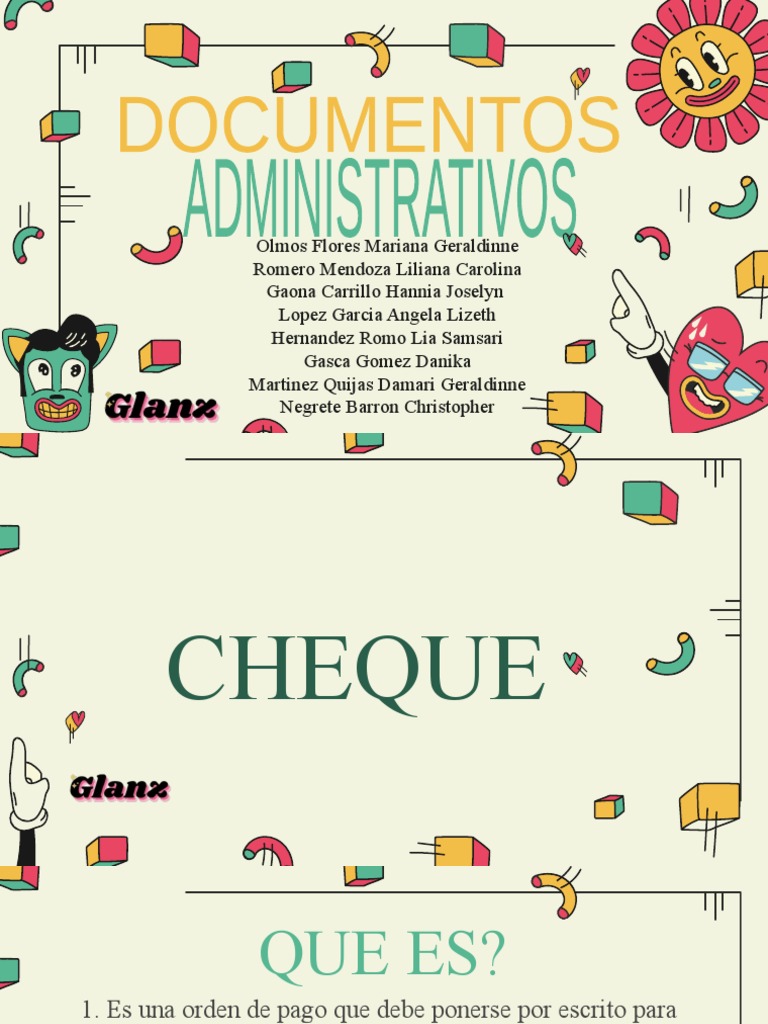 Documentos Administrativos | Descargar gratis PDF | Cheque | Bancos