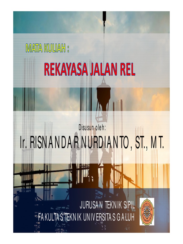 Pertemuan 2 Komponen Struktur Jalan Rel Dan Pembebanannya | PDF Pertemuan 2 Komponen Struktur Jalan Rel Dan Pembebanannya | PDF