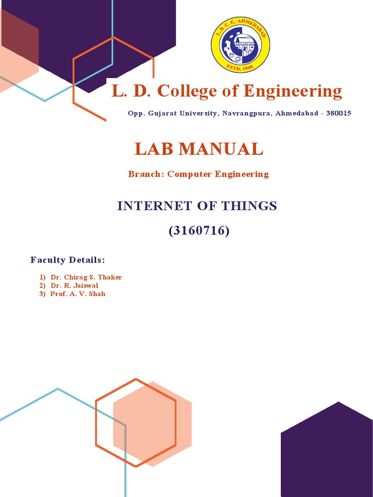 IoT Lab Manual for CSE Students | PDF | Information And Communications ...