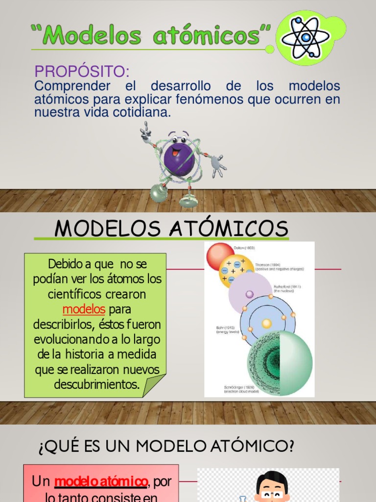 Evolución de los Modelos Atómicos | PDF | Átomos | Núcleo atómico