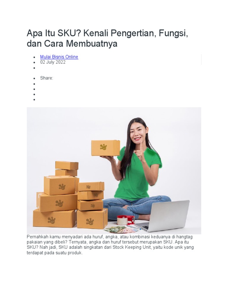 Apa Itu SKU | PDF