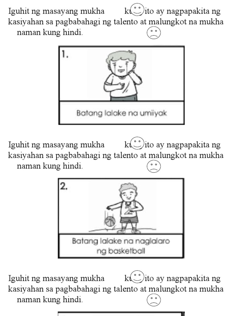 Iguhit NG Masayang Mukha Kung Ito Ay Nagpapakita NG Kasiyahan Sa ...