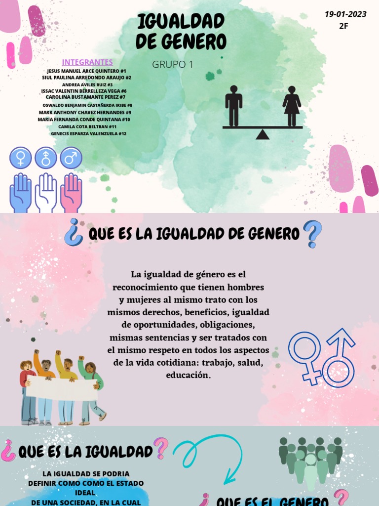 Igualdad de Genero | PDF