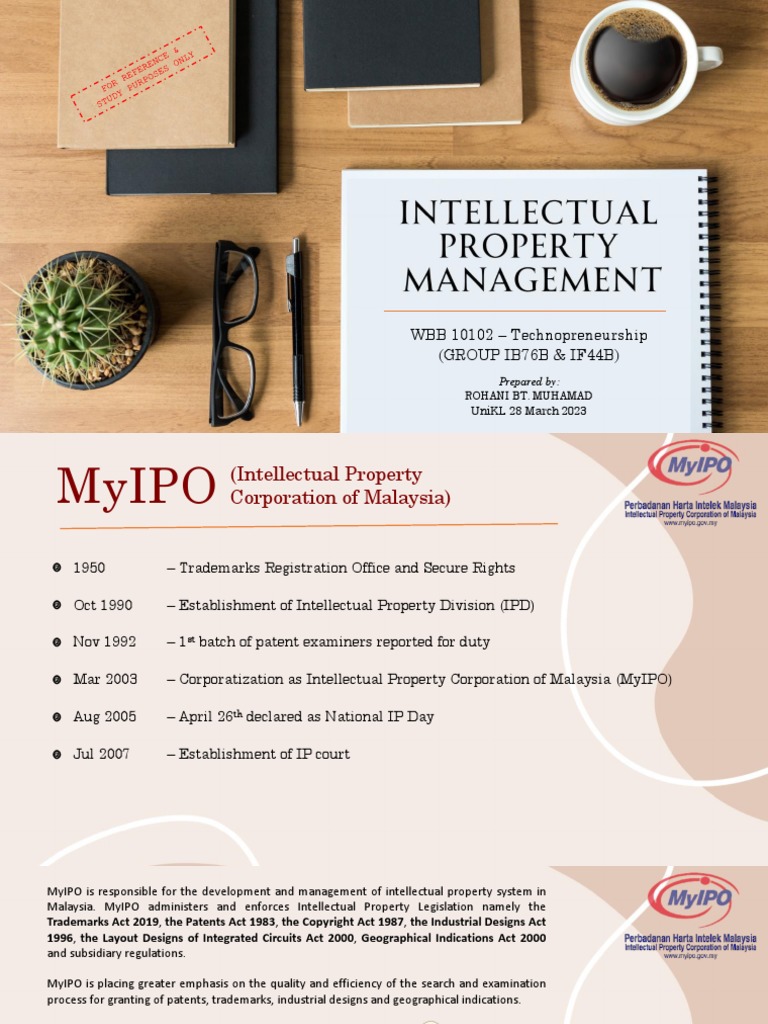Slide - Myipo 2023 Final-1 | PDF | Trade Secret | Intellectual Property