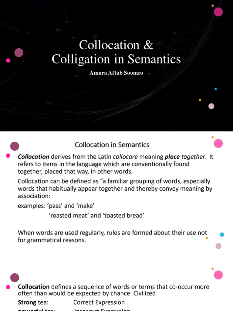 Collocation and Colligation | PDF