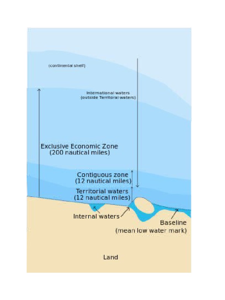 Schematic Map of Maritime Zones | PDF