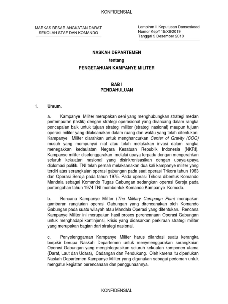 Keamanan Militer | PDF