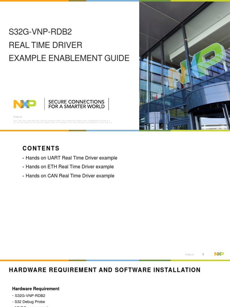 S32G VNP RDB2 RTD Example | PDF | Computer Hardware | Computer Architecture