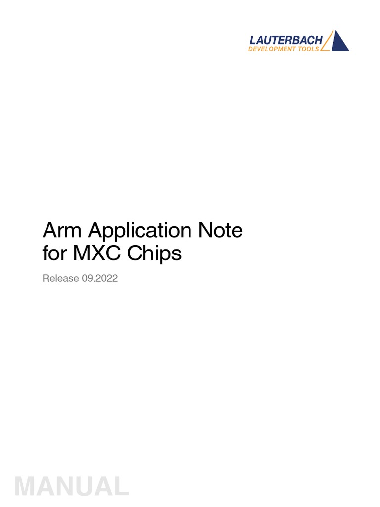MXC Chips Arm Application Note Guide | PDF