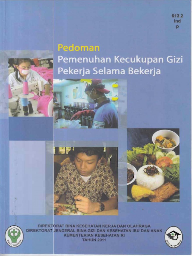 DEPKES Pedoman Pemenuhan Kecukupan Gizi Pekerja Selama Bekerja | PDF