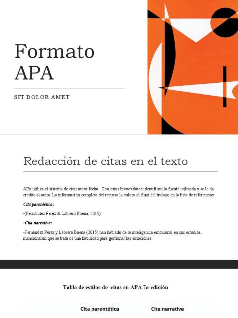 Citas en formato APA: Guía práctica | PDF | Informática