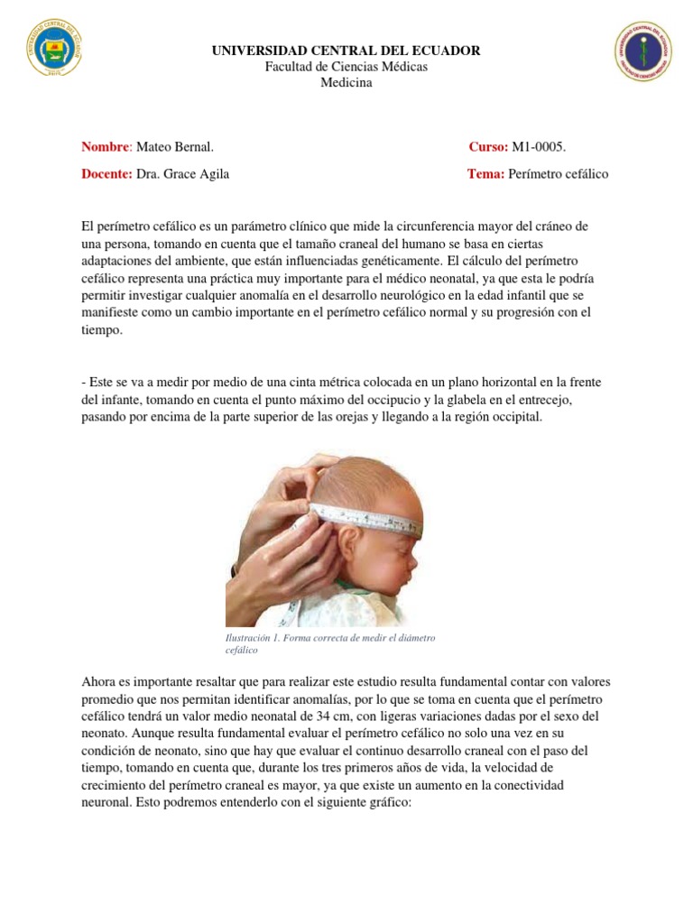 Tarea - Diámetro Cefálico | PDF | Cráneo