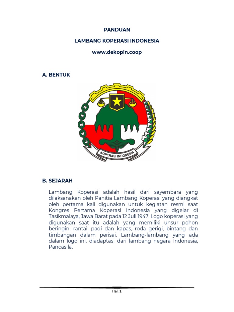 Logo Koperasi Arti Filosofi PDF WWW - Dekopin.coop | PDF | Ilmu Sosial