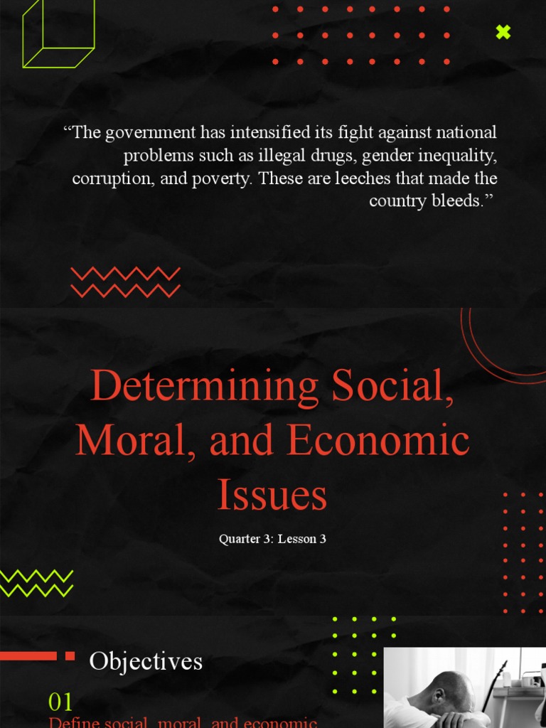English 8 - Quarter 3 - Lesson 3 (Determining Social, Moral, and ...