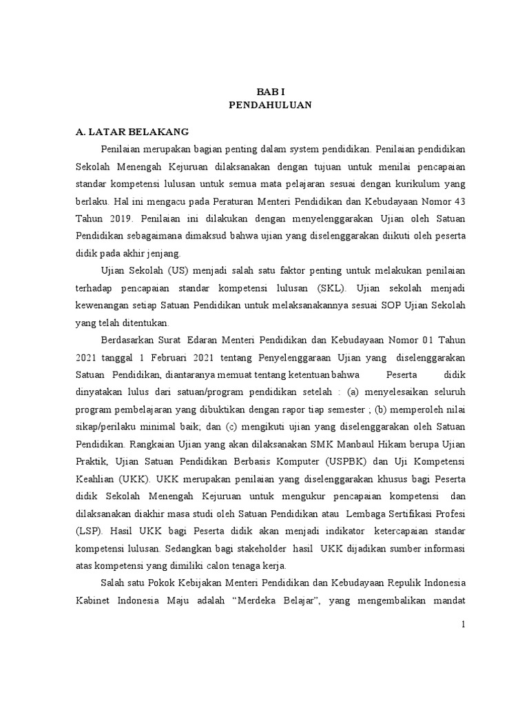 Pos Uspbk 2022-2023 | PDF