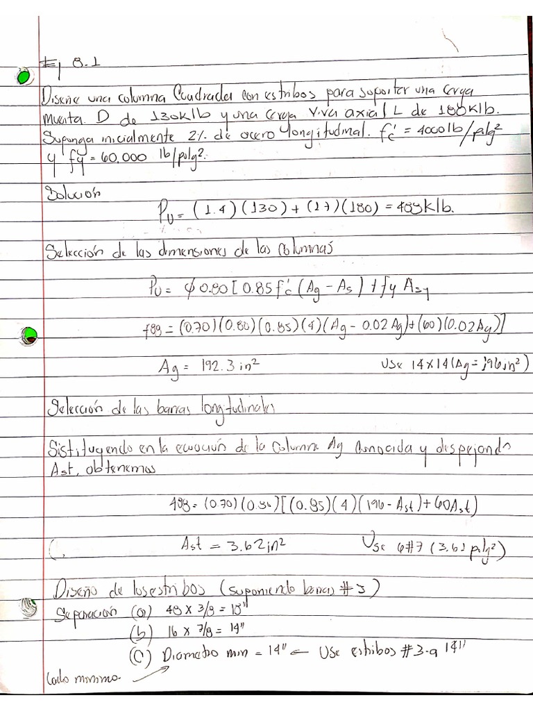 Diseño De Vigas Y Columnas Pdf