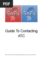 ATC Script | PDF | Visual Flight Rules | Air Traffic Control