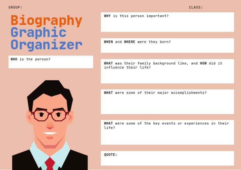 Biography Graphic Organizer | PDF