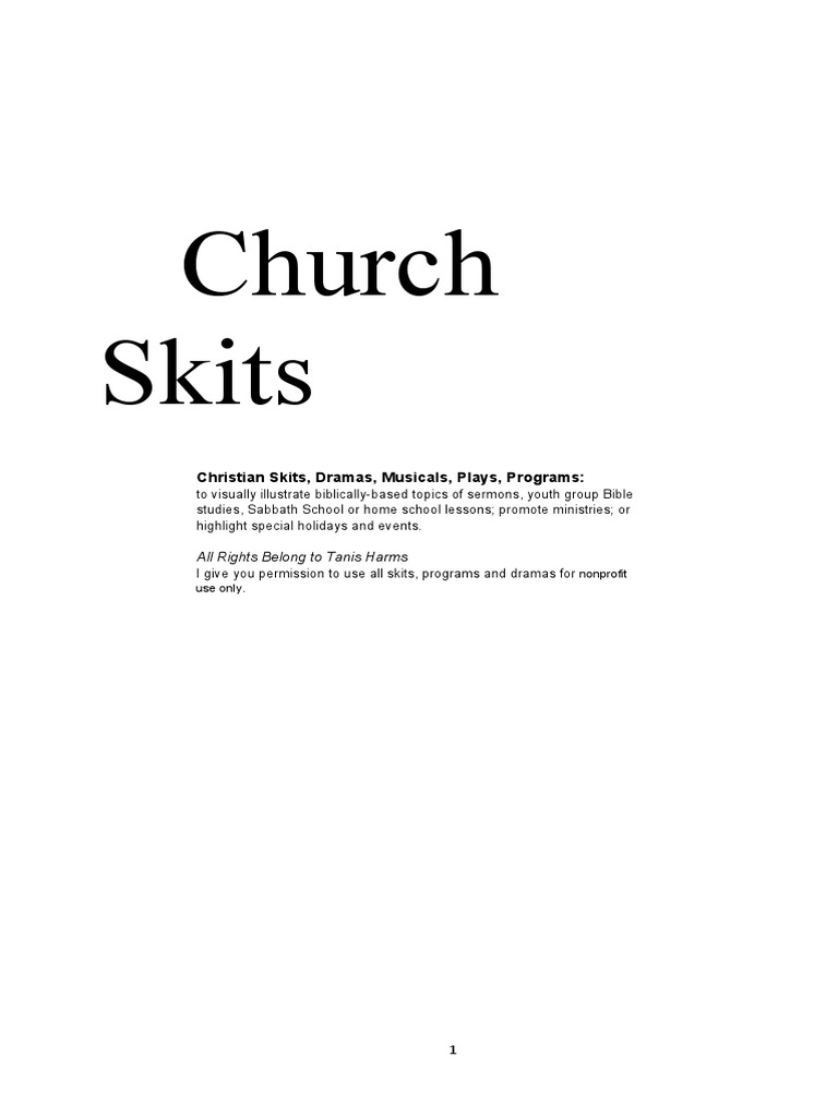 Skits | PDF