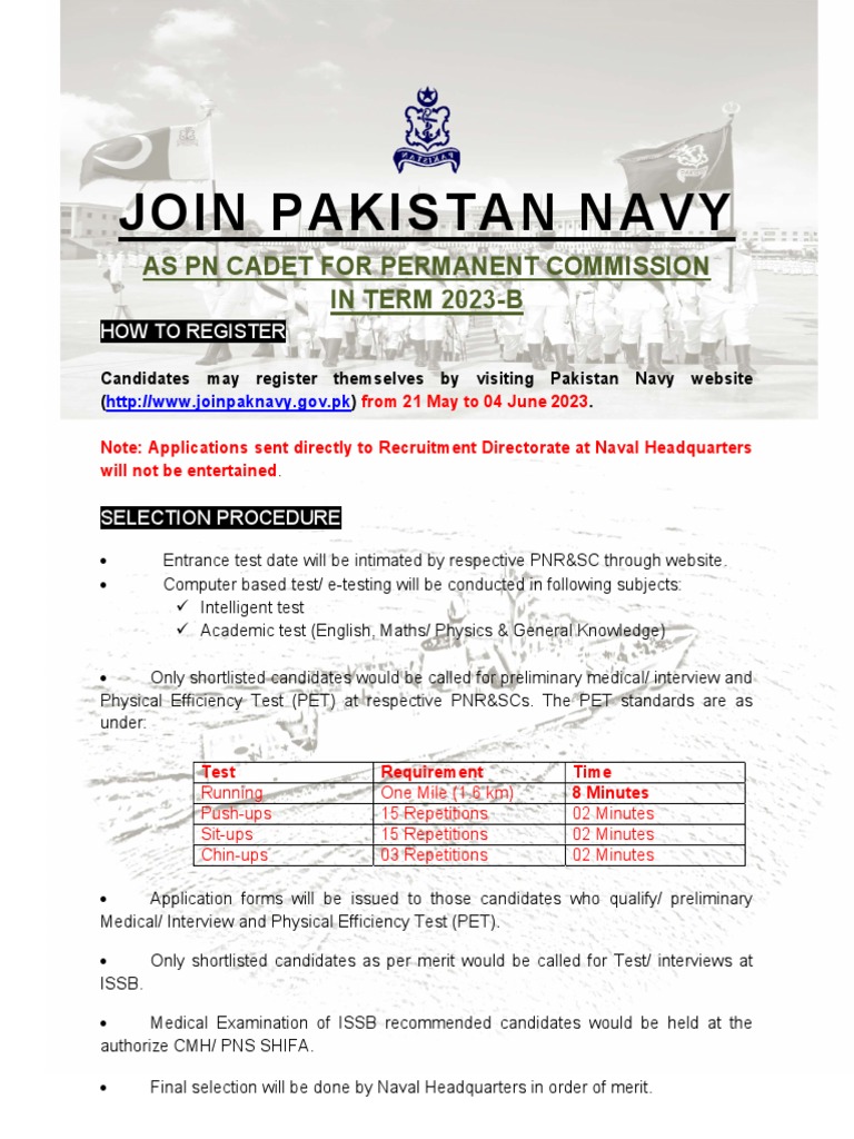30-05-2023-Selection Criteria For PNCT B-23 | PDF