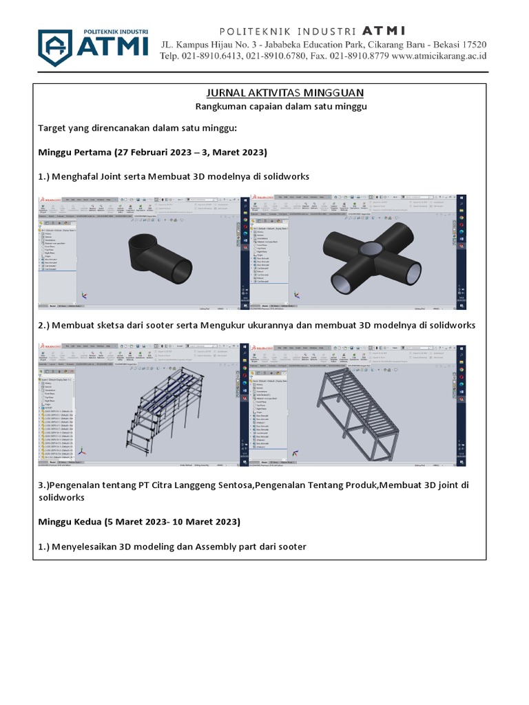 Laporan Atmi Magang Karakuri | PDF