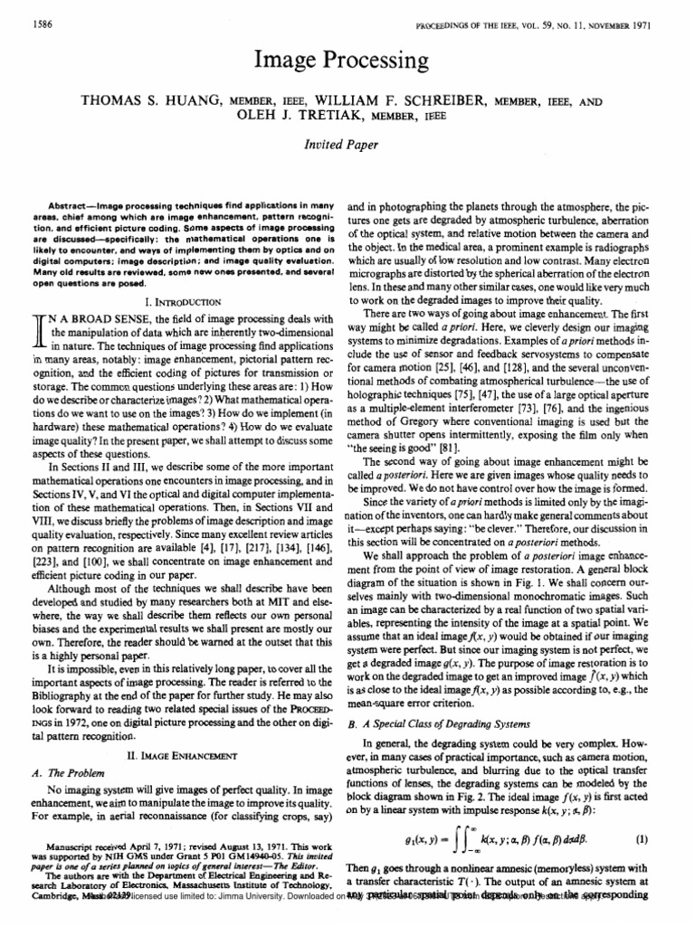 Image Processing | PDF