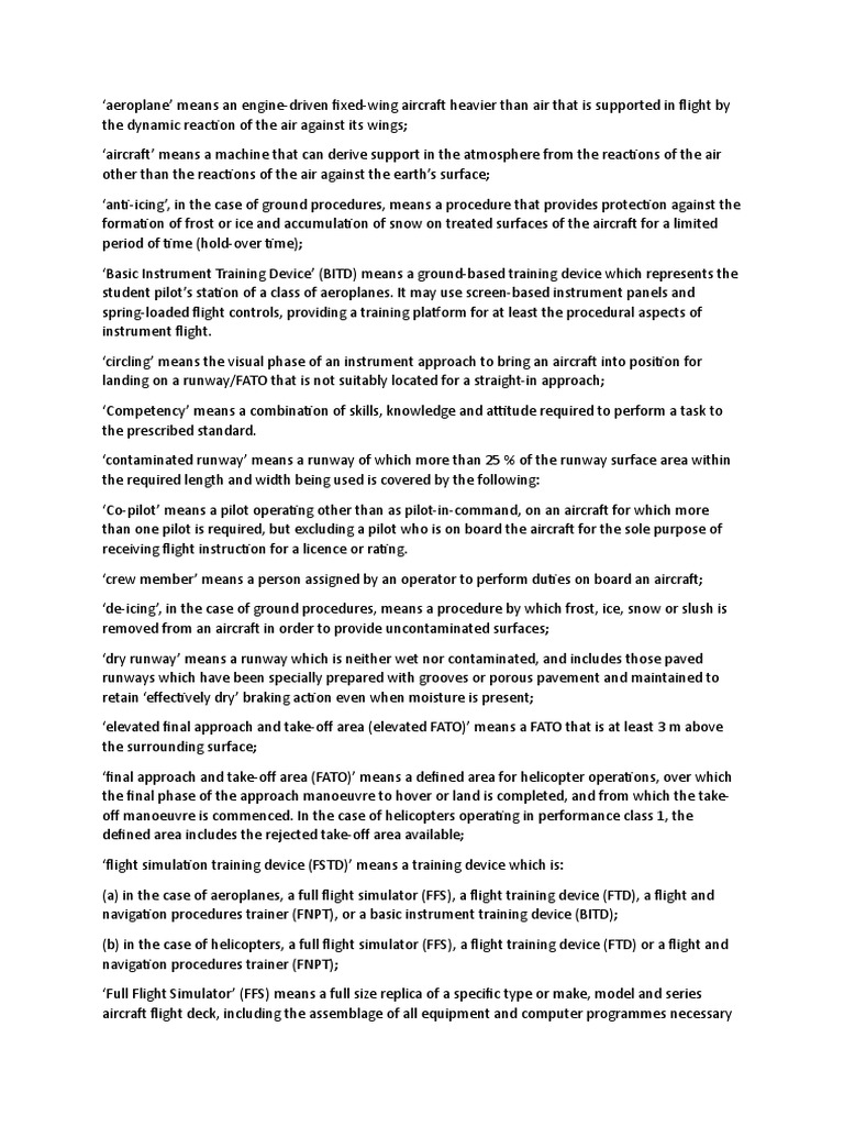 DEFINITION | PDF | Transport | Aeronautics DEFINITION | PDF | Transport | Aeronautics