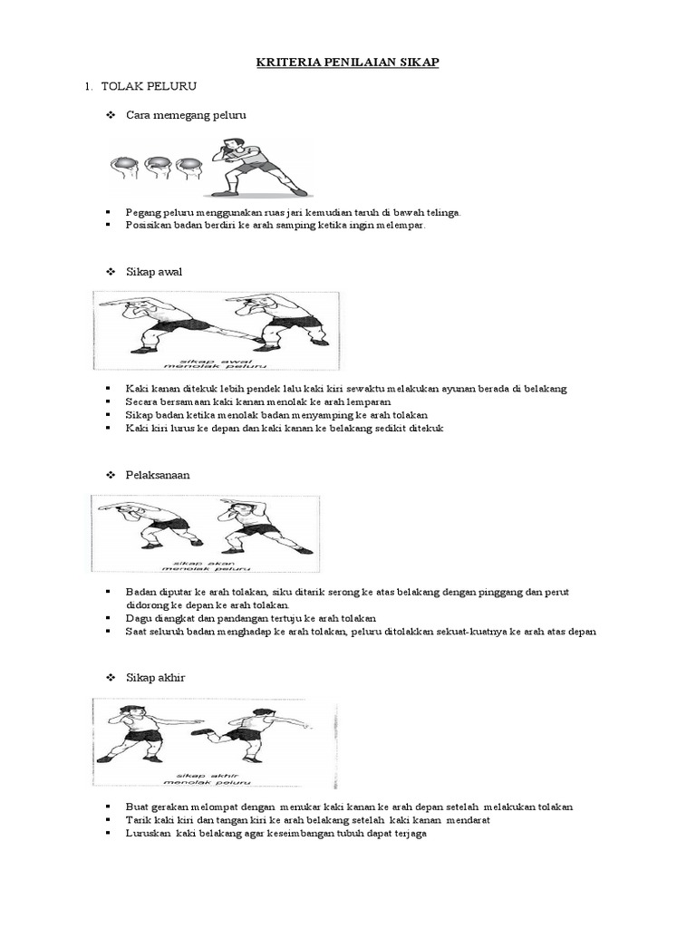 Kriteria Penilaian Sikap Kelas 6 | PDF