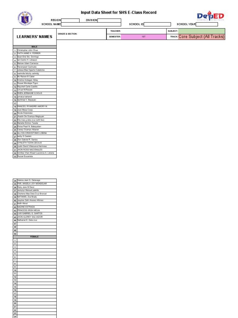 G11 Reading and Writing Skills Grading Sheet 2nd Sem | PDF