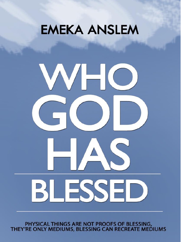 Who God Has Blessed Emeka Anslem | PDF | Jacob | Isaac