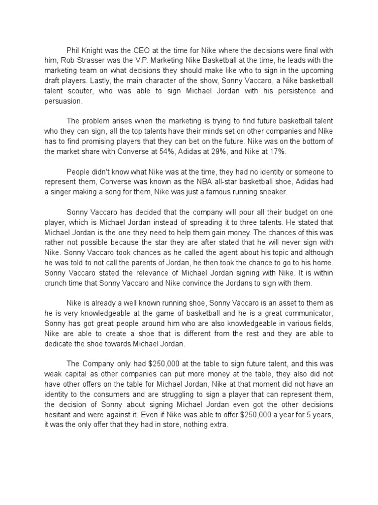 Air Case Study | PDF | Nike | Sneakers