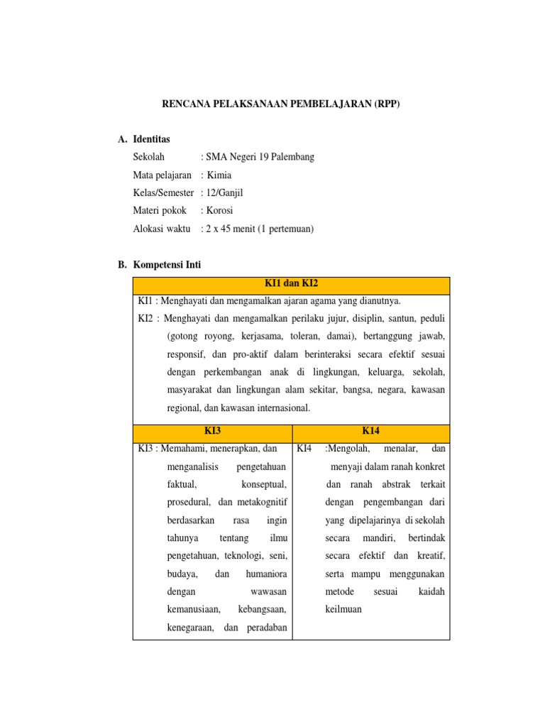 RPP Korosi Inquiry | PDF