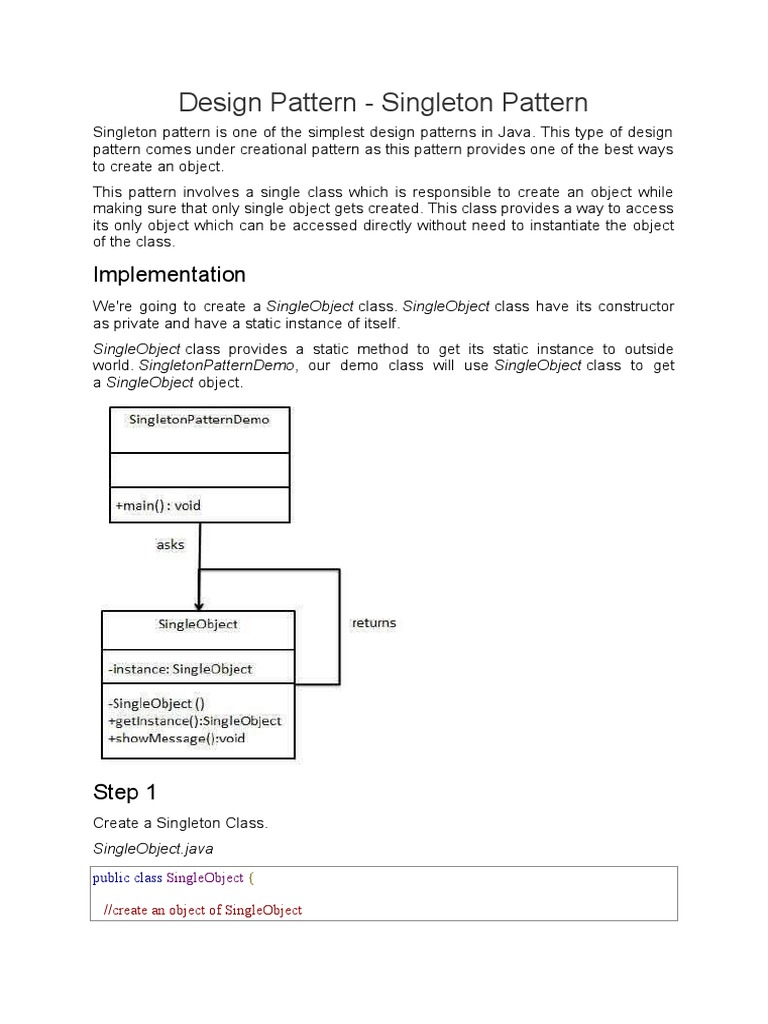 Design Pattern | Download Free PDF | Class (Computer Programming ...