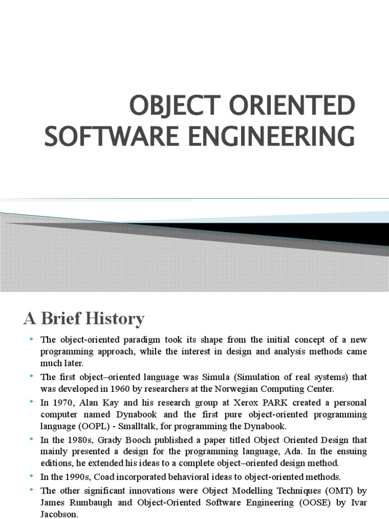 Object-Oriented Software Engineering | PDF | Art