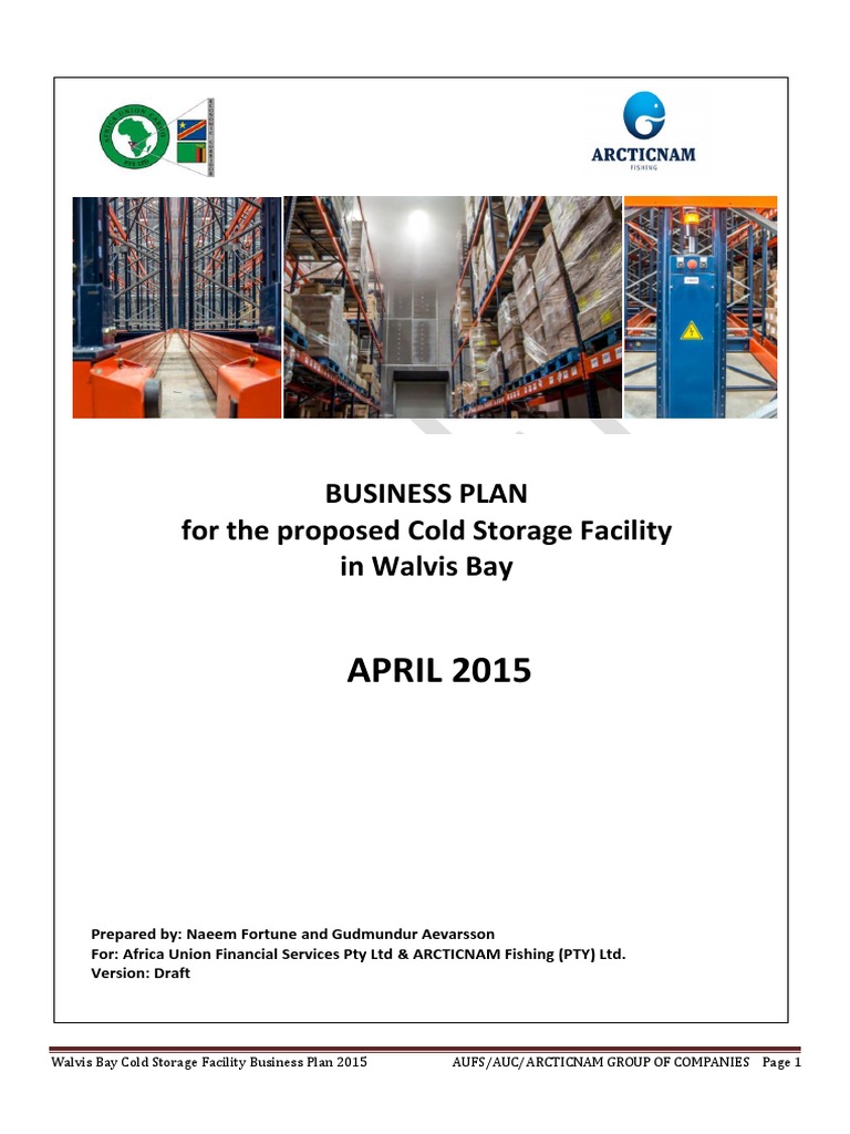Draft COLD STORAGE Business Plan Apr 2015 | PDF | Finance & Money ...