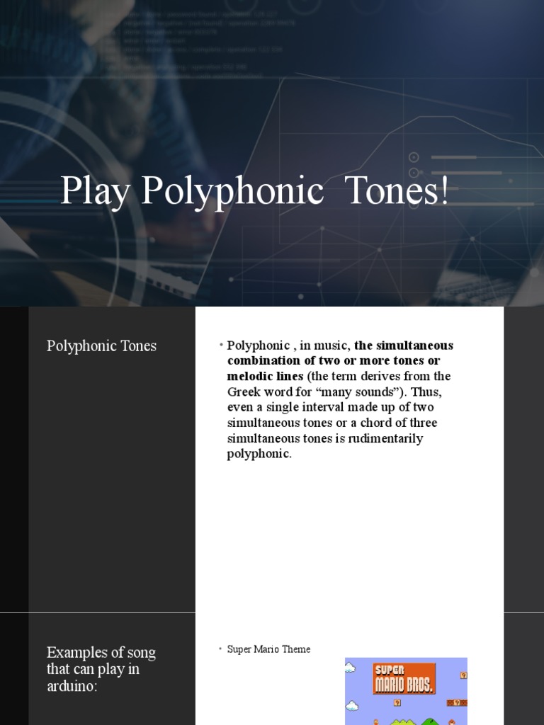 Polyphonic Tones | PDF