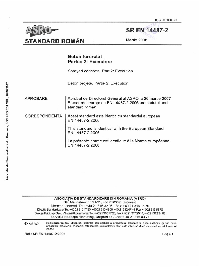 SR EN 14487-2 - Torcret | PDF
