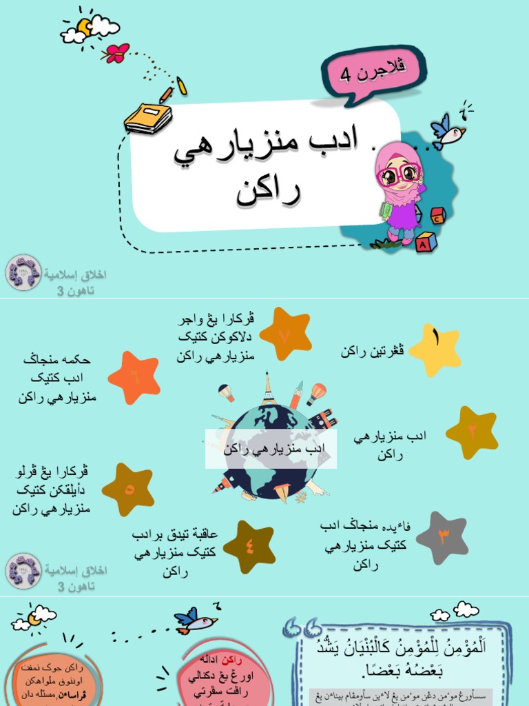Nota Upkk Adab d3 p2 - Adab Menziarahi Rakan | PDF
