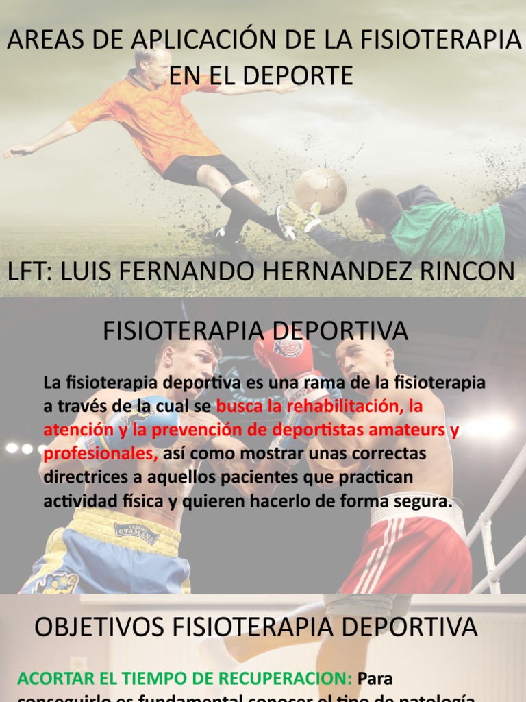 Areas de Aplicacion de La Fisioterapia en El Deporte (Uad) | PDF ... Areas de Aplicacion de La Fisioterapia en El Deporte (Uad) | PDF ...
