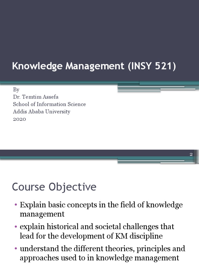 Chapter 1 Knowledge Management | PDF | Knowledge Management | Knowledge