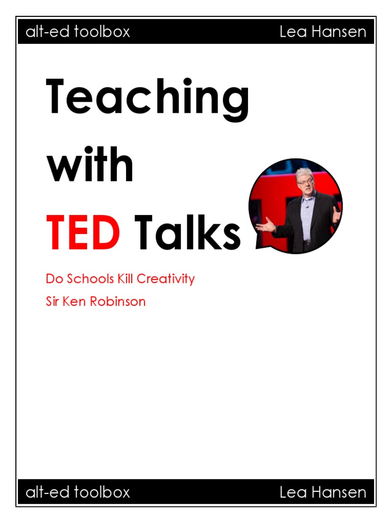 TED Talk: Schools and Creativity | PDF