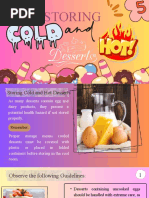 Dessert Storage and Packaging Guide | PDF | Refrigerator | Desserts