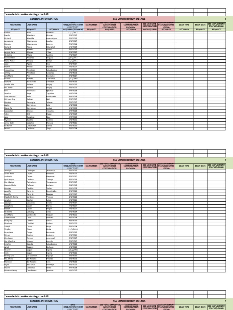 STEFTI DBP - Egov Excel Template v3.1 | PDF
