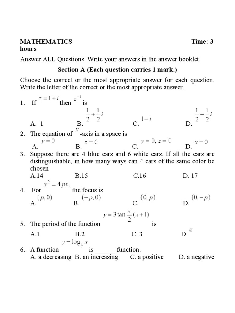 G12 Sample Question Aye Pyone | PDF
