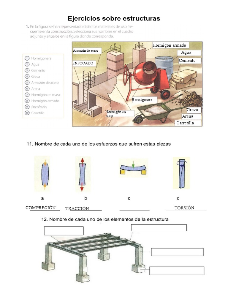 Ejercicios de Estructuras Martínez Valeria | PDF
