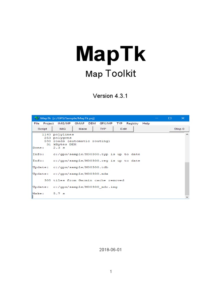 MapTk en | PDF | Windows Registry | Computer File