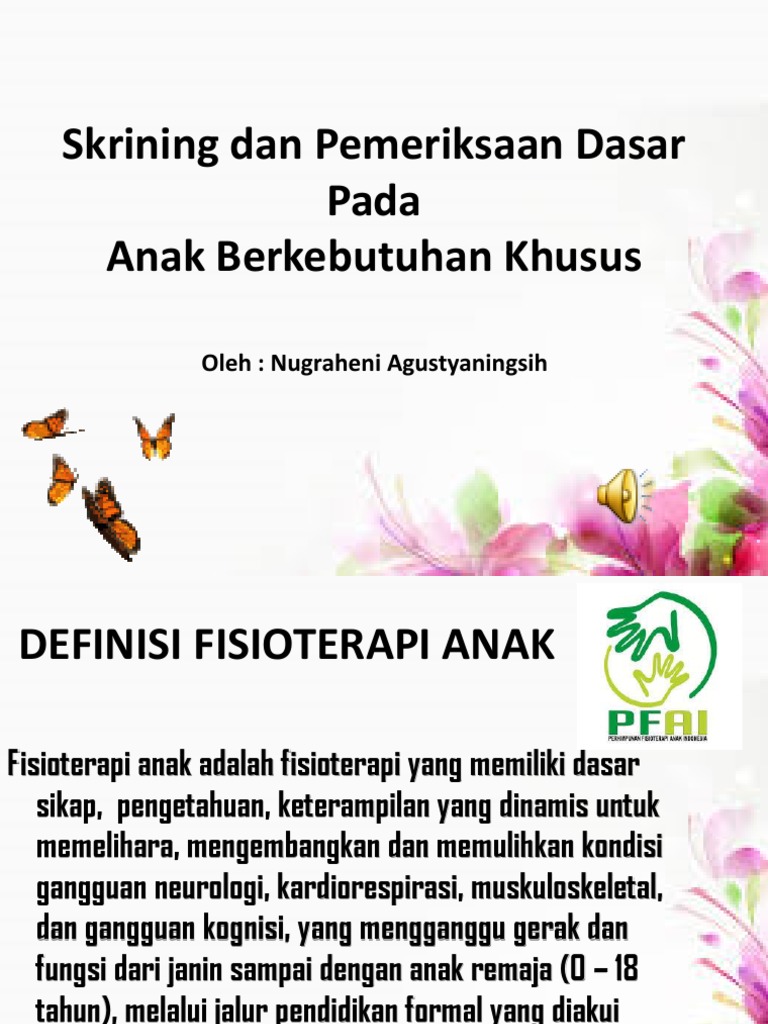 Skrining Anak Berkebutuhan Khusus | PDF | Pengembangan Diri