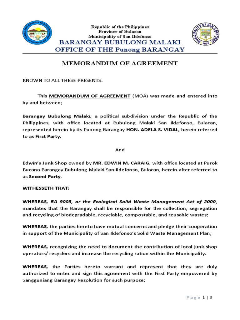 Moa Junk Shop 2023 | PDF | Waste Management | Recycling