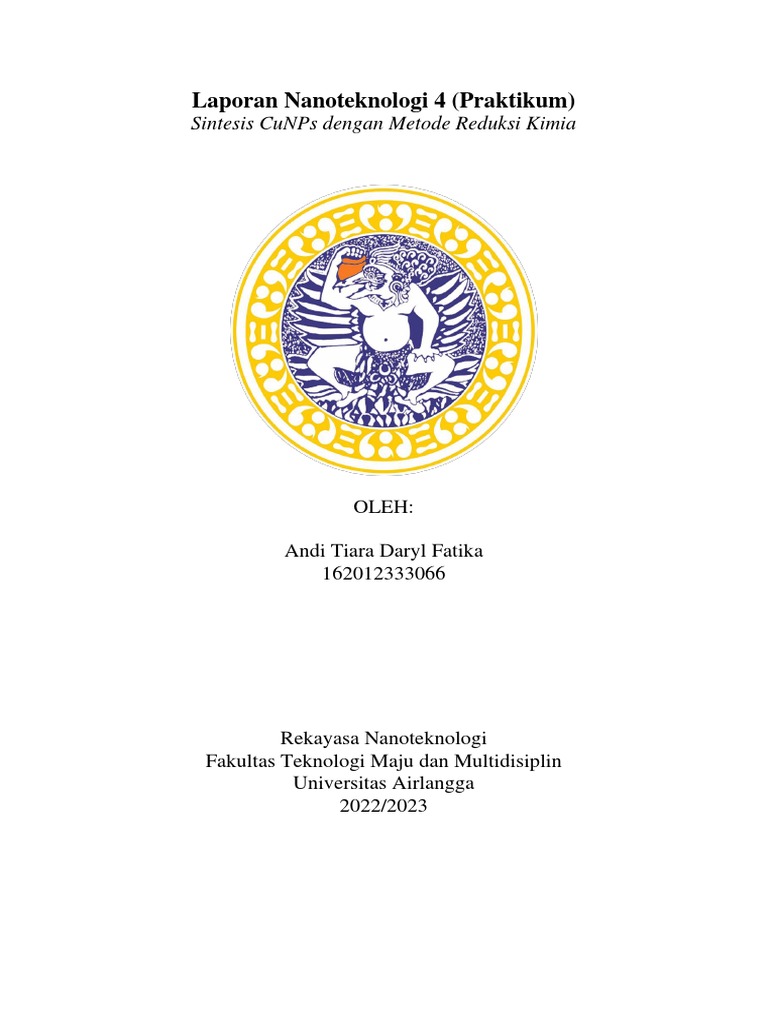 Laporan Praktikum CuNP | PDF